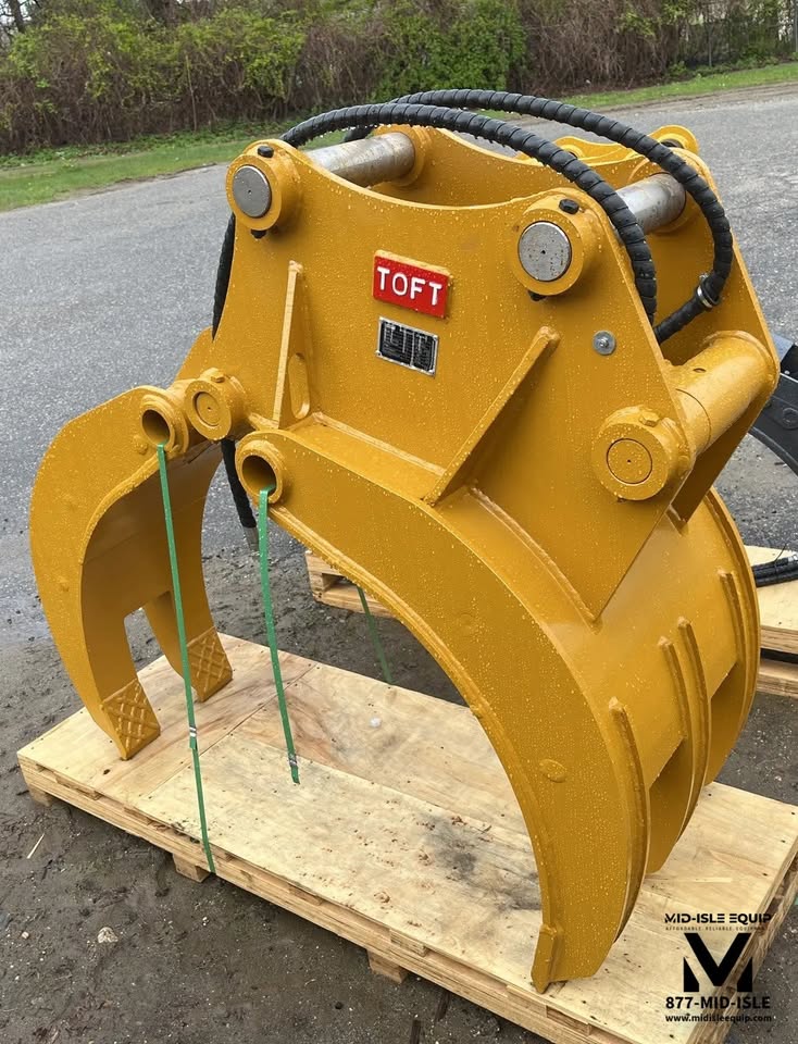 TOFT EXCAVATOR HYDRAULIC GRAPPLE 10-18 TON CAT 315 – Mid-Isle Equipment