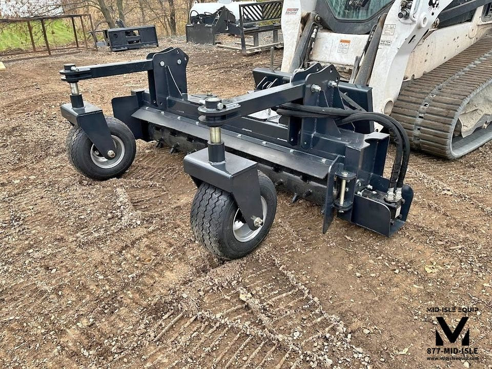 Wolverine 72" Harley Rake Soil Conditioner Skid Steer – Mid-Isle Equipment
