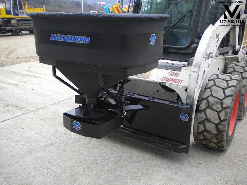 BLUE DIAMOND SALT SPREADER 2" HITCH MOUNT – Mid-Isle Equipment