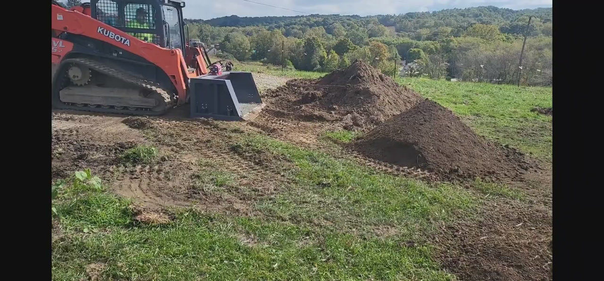 72" WOLVERINE VIBRATING SOIL SCREENING BUCKET FOR SKID STEER – Mid-Isle ...